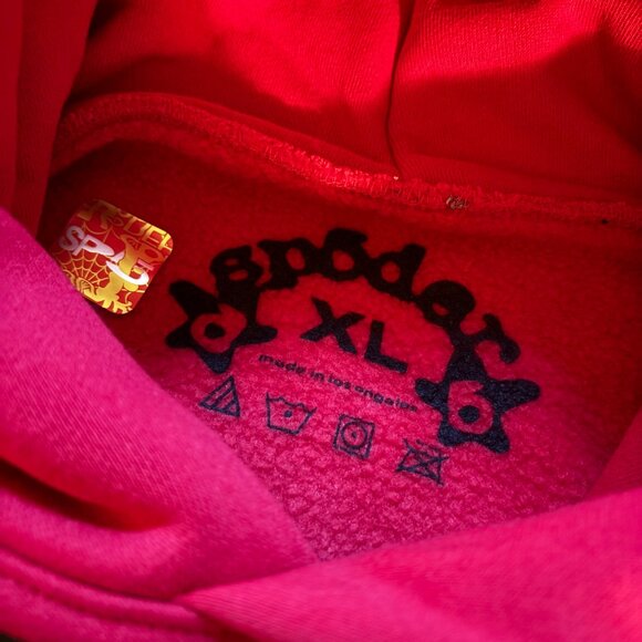 Sp5der | Shirts | Sp5der Beluga Red Hoodie | Poshmark